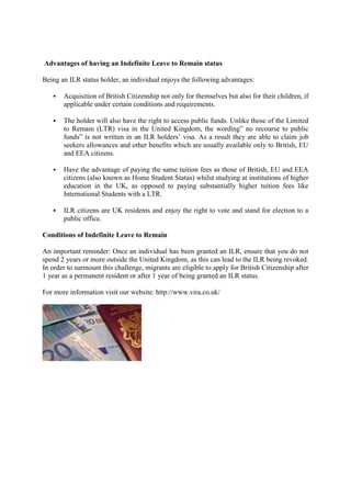 Apply for ilr | PDF | Travel