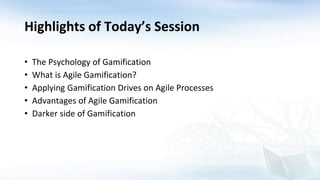 Agile Network India | Impact of Gamification on Agile World | Suvrajith Sarkar | PPT