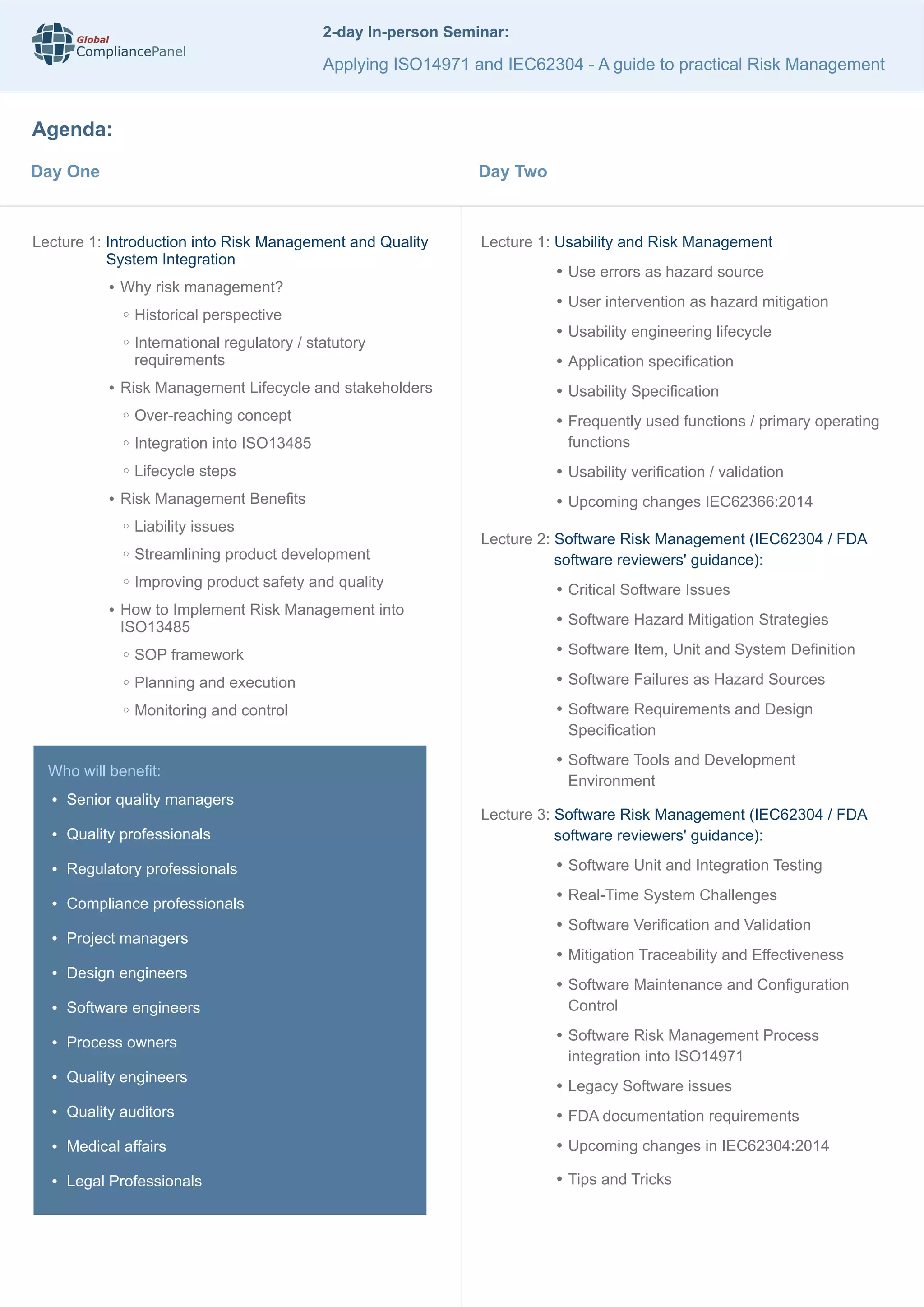 ApApplying ISO14971 / IEC62304 / IEC62366-1 A Practical Guide On How To ...