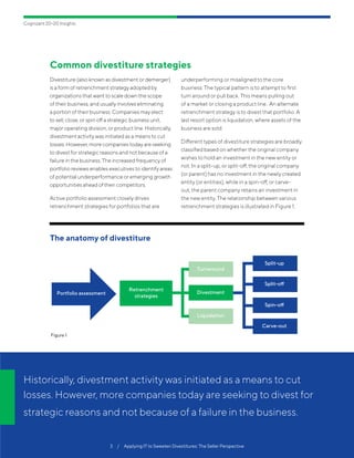 Applying IT to Sweeten Divestitures: The Seller Perspective | PDF