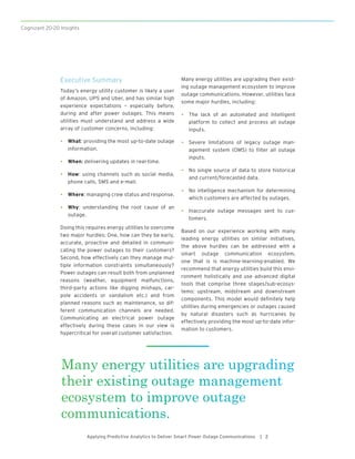 Applying Predictive Analytics to Deliver Smart Power Outage ...