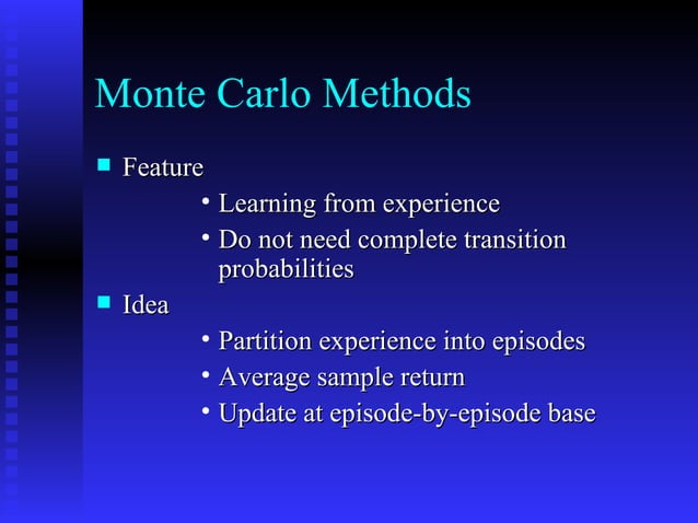 Applying Reinforcement Learning for Network Routing | PPT