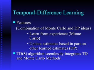 Applying Reinforcement Learning for Network Routing | PPT