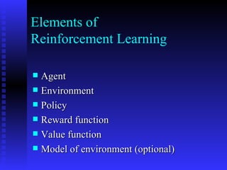 Applying Reinforcement Learning for Network Routing | PPT