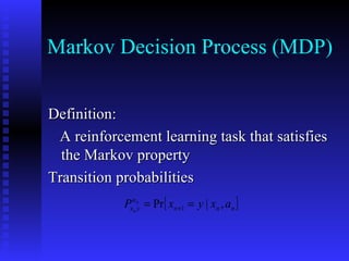 Applying Reinforcement Learning for Network Routing | PPT