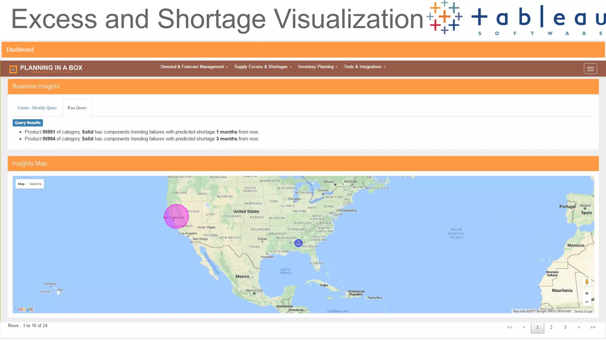 Machine Learning Application to Manufacturing using Tableau and Google ...