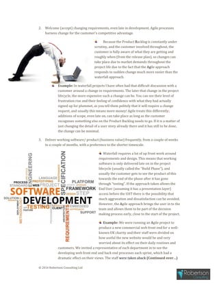 Applying agile principles a brief paper | PDF