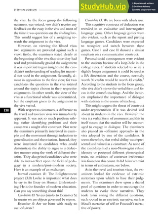 Applying A Validity Argument To The Viva | PDF