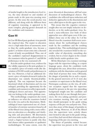 Applying A Validity Argument To The Viva | PDF