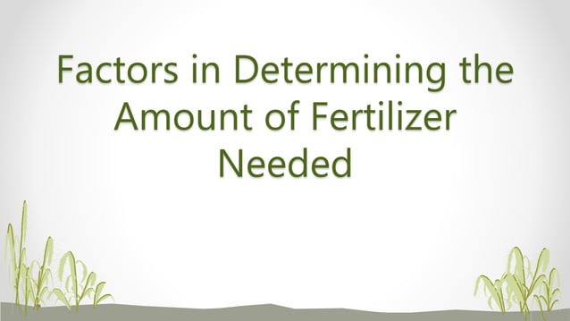 APPLYING BASAL FERTILIZER.pptx | Agriculture | Industries