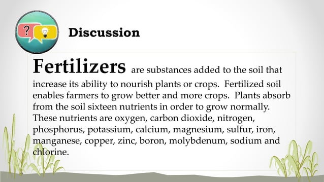 APPLYING BASAL FERTILIZER.pptx | Agriculture | Industries
