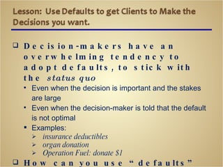 Applying Behavioral Economics | PPT