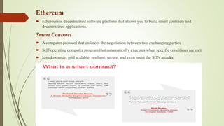 Applying Blockchain for P2P Energy Trading | PPTX