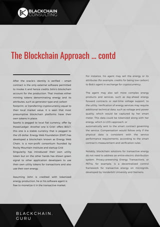 Applying Blockchain to Transactive Energy | PDF