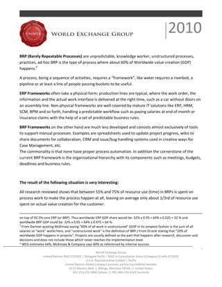 Applying Brp And Technology To The Un Global Compact 10 Principles And ...