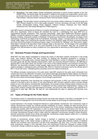 Applying Business Process Change (BPC) to Implement Multi-agency ...