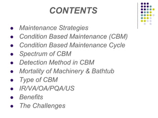 Applying Condition Based Monitoring Approach in Engineering Management ...