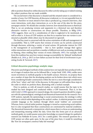 Applying Critical Discursive Psychology To Health Psychology Research A ...