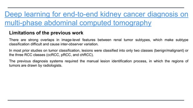 Applying Deep Learning Techniques In Automated Analysis Of Ct Scan