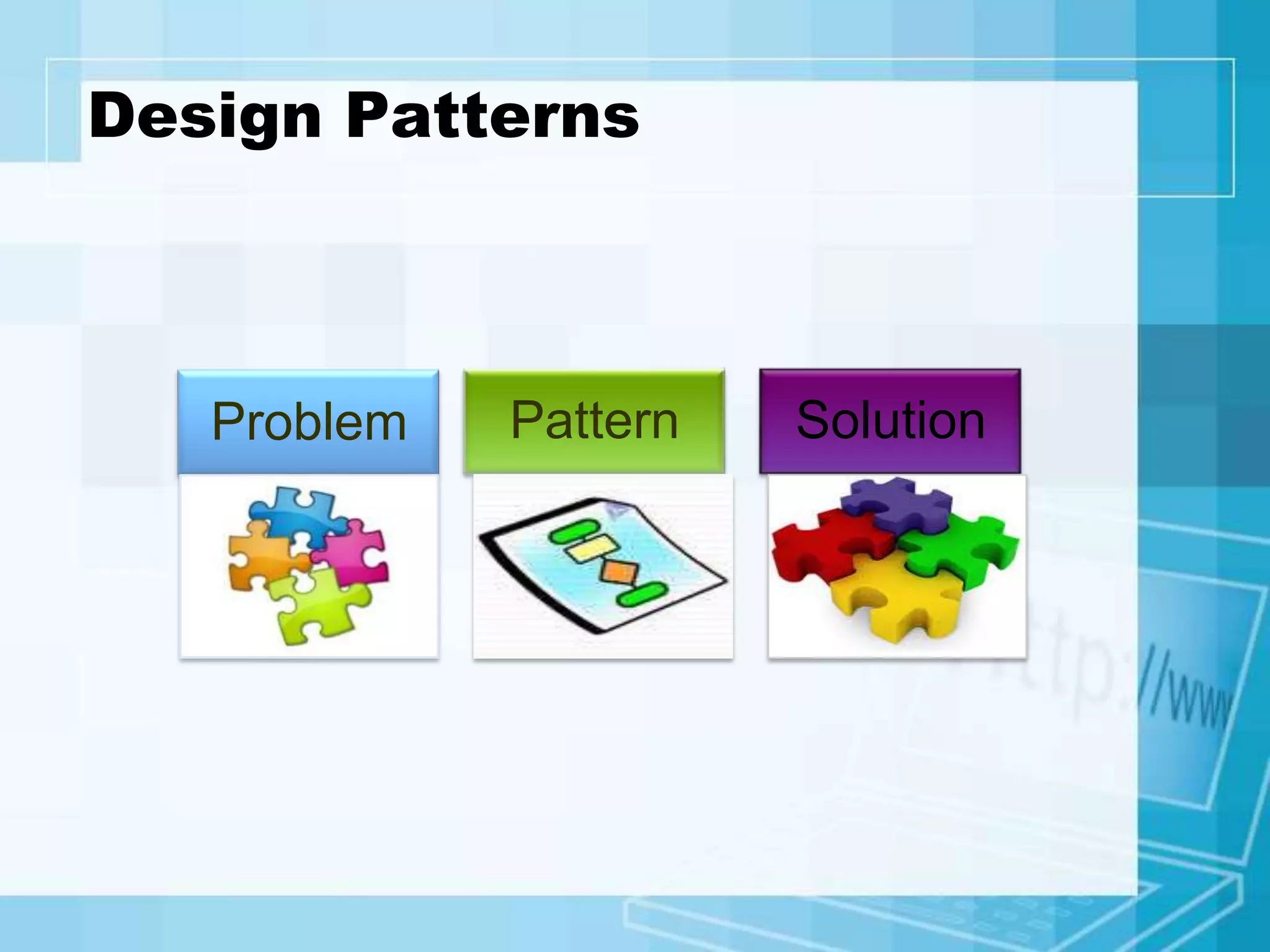 Applying design patterns