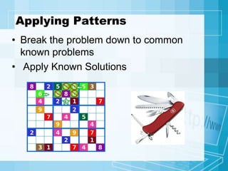 Applying design patterns | PPT