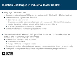Applying Digital Isolators in Motor Control | PPT