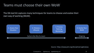 Applying Disciplined Agile: Become a Learning Organization | PDF