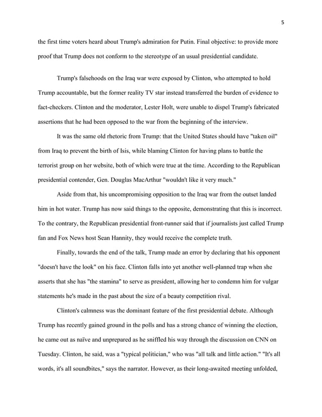 Applying Discourse Analysis To A Tv Debate Clip Docx