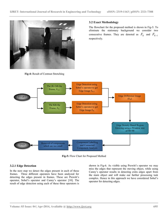 Applying Edge Density Based Region Growing With Frame Difference For Detecting Moving Objects In
