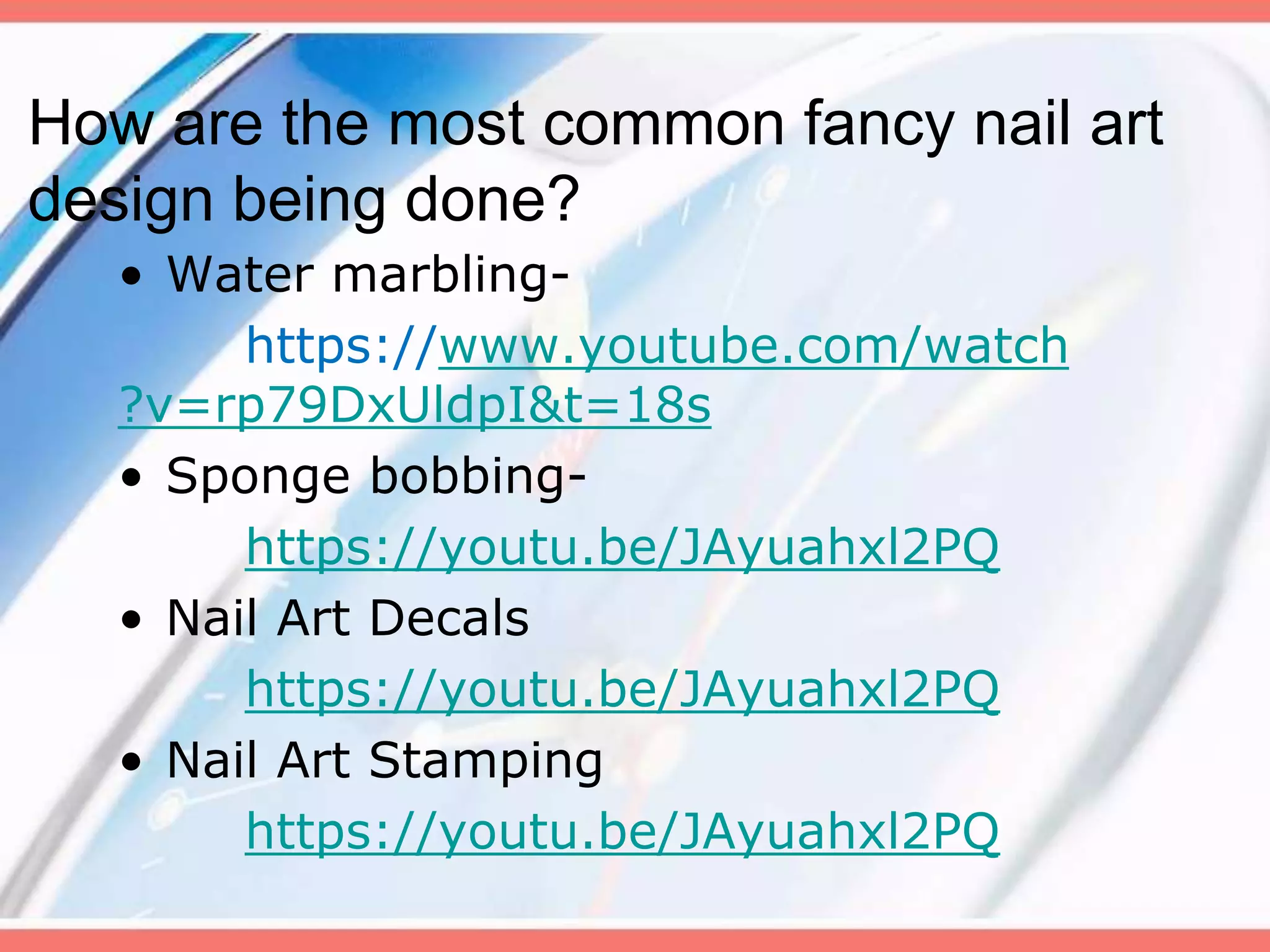 Applying Fancy Nail Design Lesson-4th quarter BC.pptx