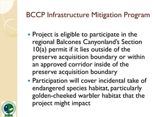 Applying for a BCCP Infrastructure Permit | PDF