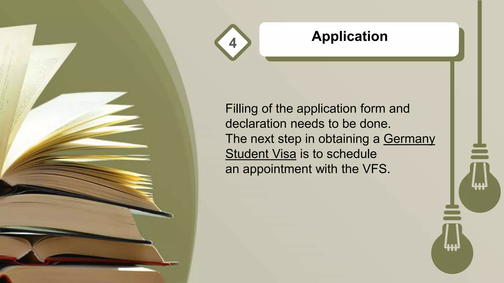 Applying for a german student visa | PPTX