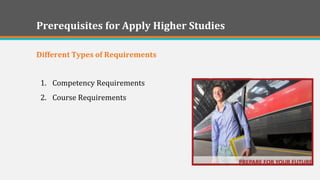 Applying for higher studies | PDF