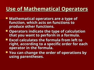 Applying Formulas in Microsoft Excel.ppt