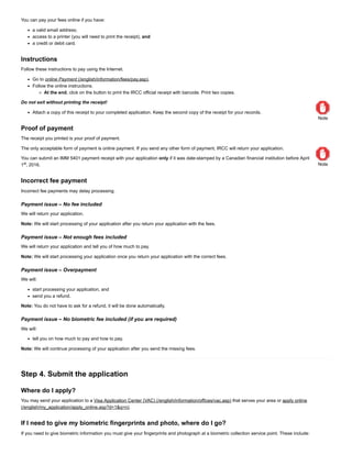 Applying for visitor visa (temporary resident visa – imm 5256) | PDF
