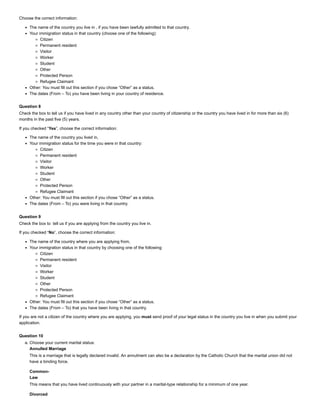 Applying for visitor visa (temporary resident visa – imm 5256) | PDF