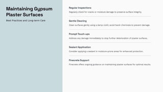 Applying Gypsum Plaster Smoothly: A Comprehensive Guide | PPTX