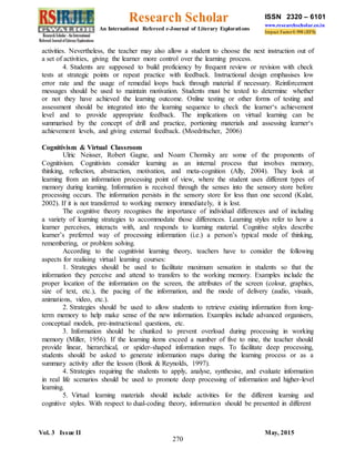 Applying language learning theories to the use of virtual classroom in ...