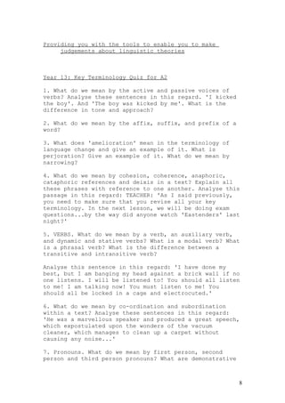 Applying linguistic theory | PDF