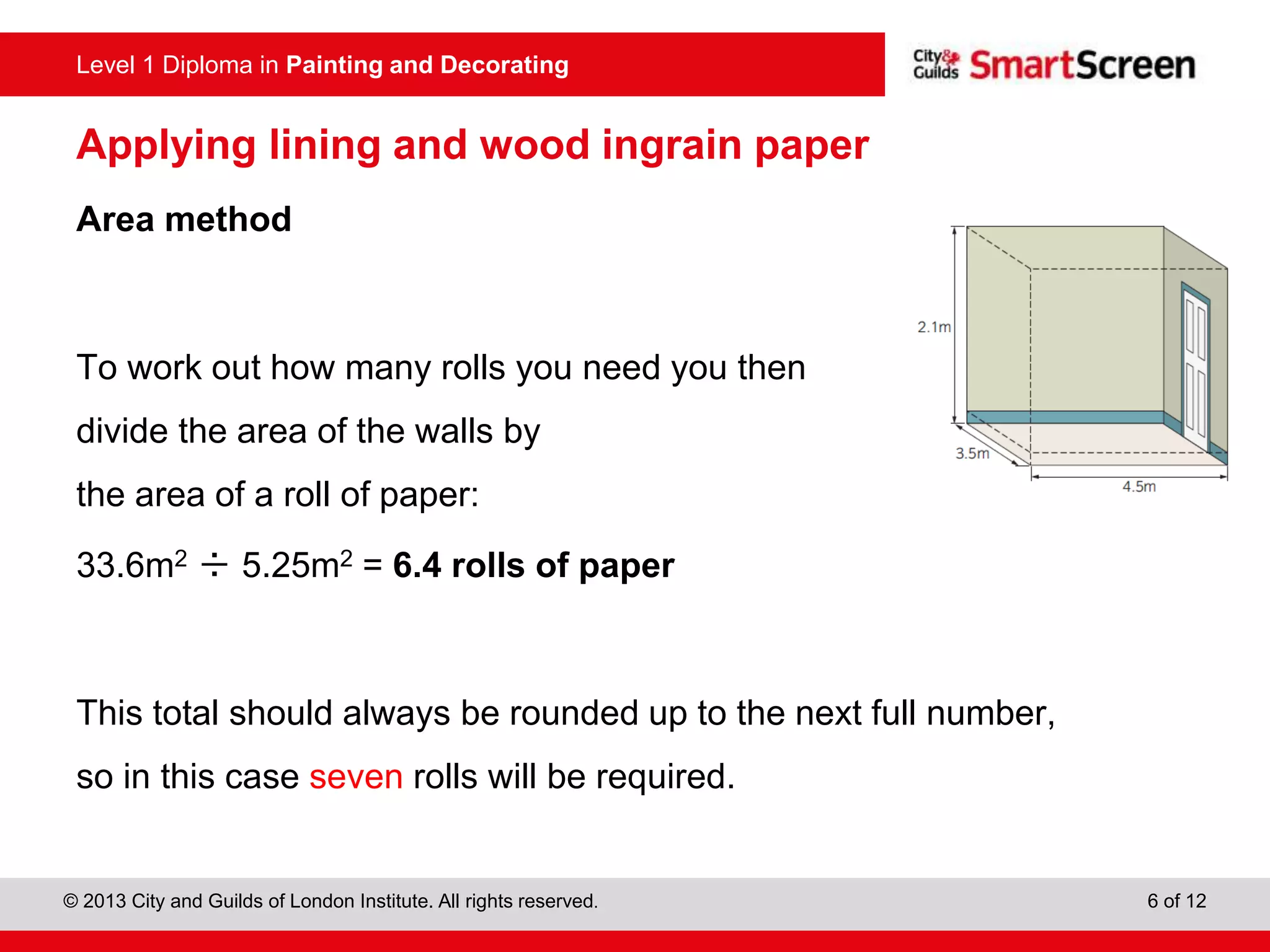 Applying lining and wood ingrain papers | PPTX
