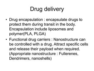 Applying nanotechnology in_medicine group b | PPTX
