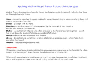 Researching & Applying Narrative Theory G321 Coursework Version | PPT