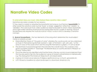 Applying narrative to your text | PPTX | Musicals | Genres