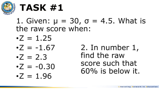 applying normal curve in problem solving.pptx | Science