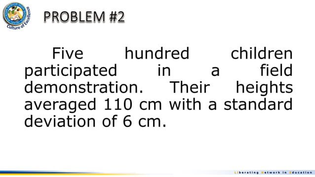 applying normal curve in problem solving.pptx | Science