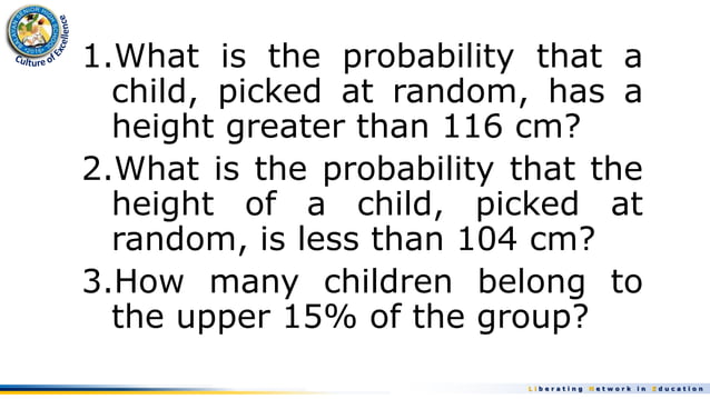 applying normal curve in problem solving.pptx | Science