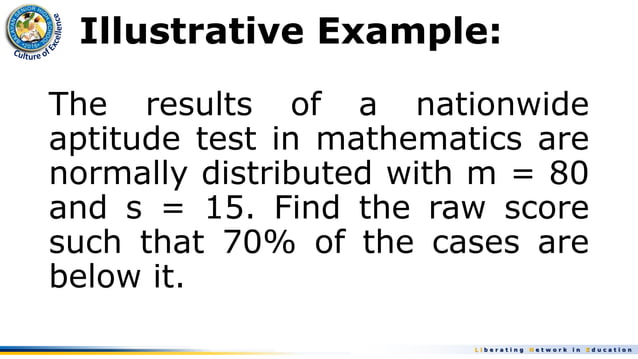 applying normal curve in problem solving.pptx | Science