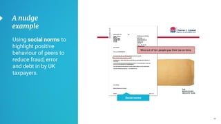 Applying nudge theory in practice | PPT