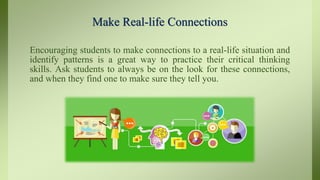 Applying of Critical Thinking Skills in the Classroom | PDF