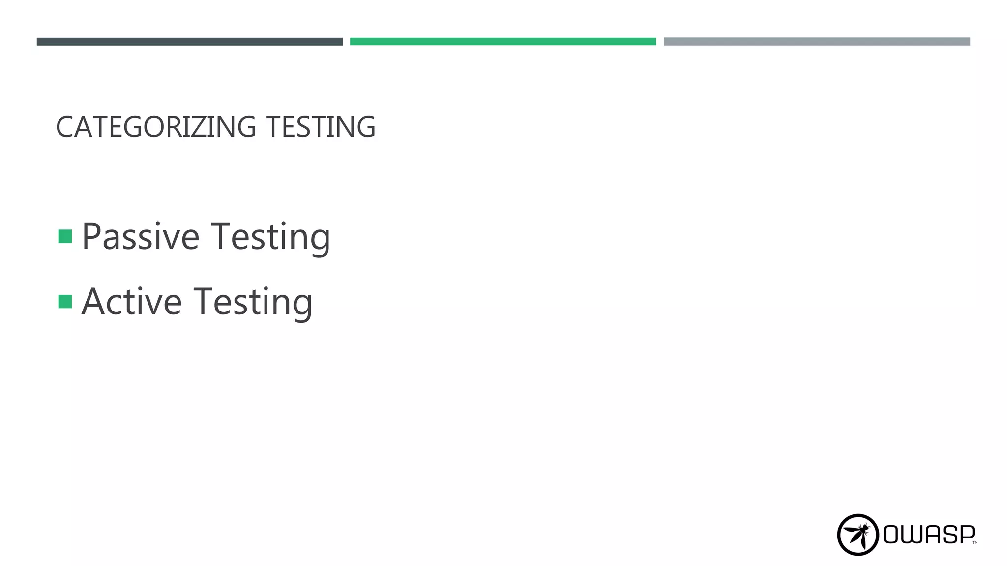Applying Owasp Web Security Testing Guide Owstg Ppt